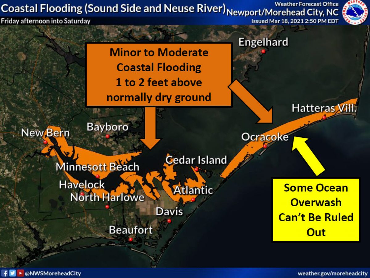Coastal Flood Warning In Effect Ocean Overwash Possible Through The